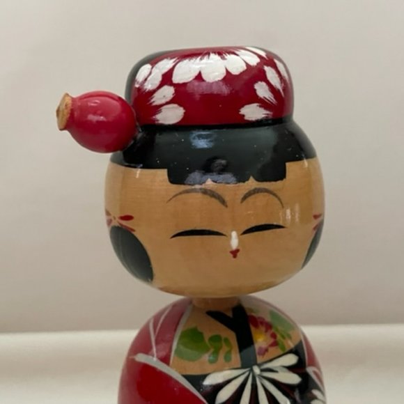 Vintage | Accents | Vintage Japanese Kokeshi Bobble Head Doll | Poshmark